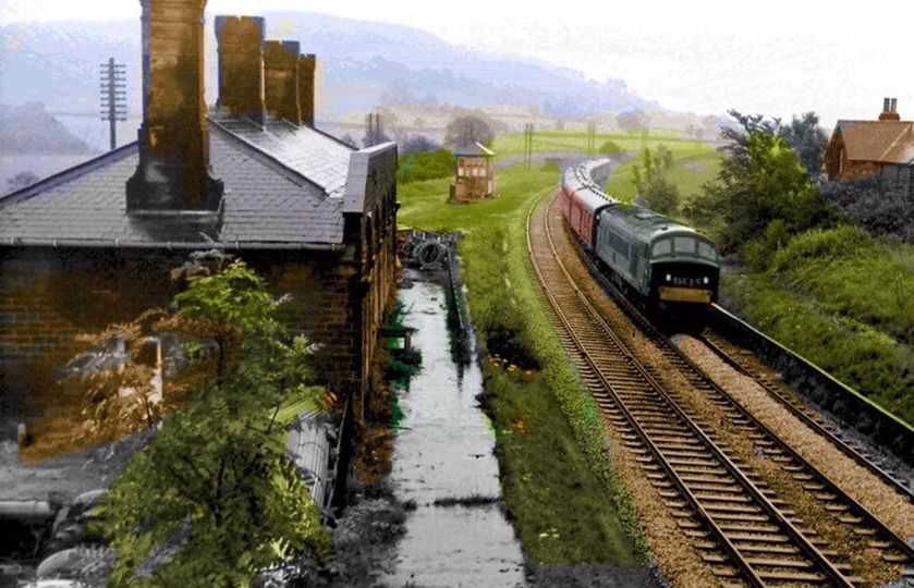 1960 Hassop Station - The Monsal Trail - Past & Present